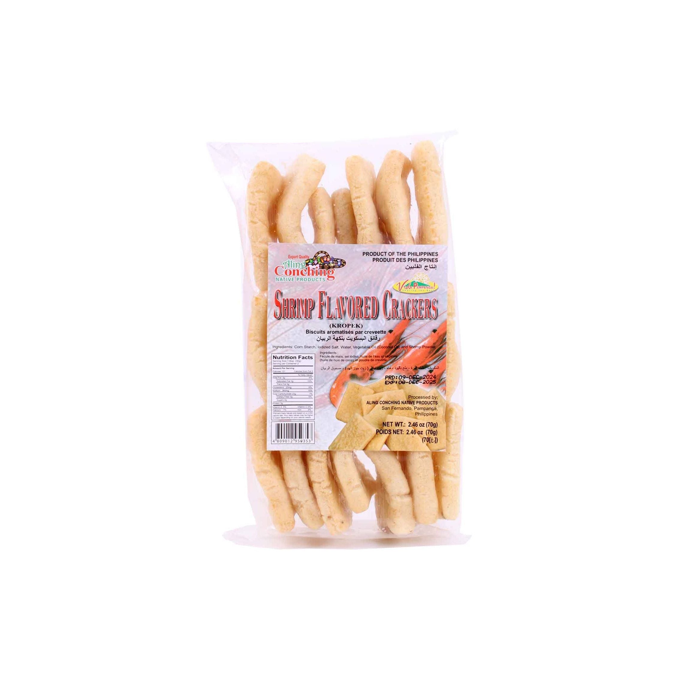 Aling Conching Kropek Shrimp Flavored Crackers 70g – Golden Buffalo ...