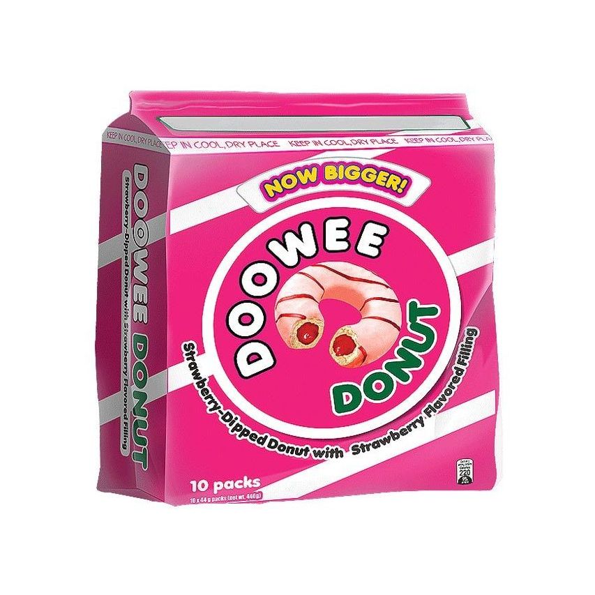 Doowee Donut Strawberry 420g – Soft Donuts with Strawberry Filling ...