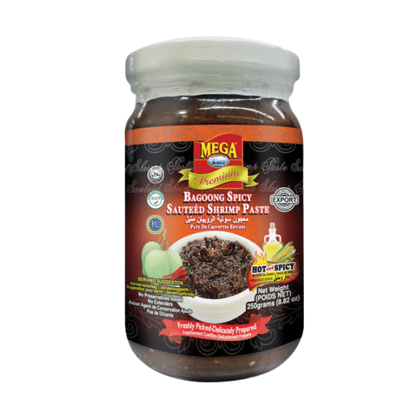 Mega Premium Shrimp Paste Hot & Spicy 250g | Filipino Bagoong Alamang ...