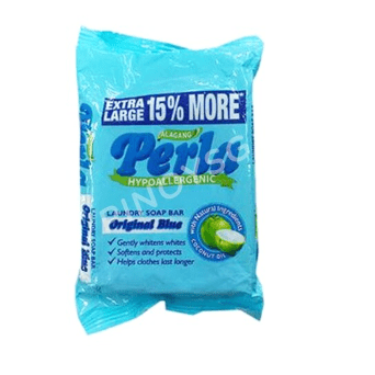 Perla Laundry Bar Soap Blue 110g | Gentle Fabric Care – Golden Buffalo ...